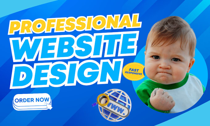 Create a professional wordpress website design, responsive and seo ...