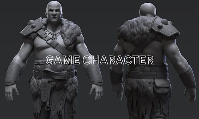 Do 3d game character, unreal engine,game animation,3d rigging fbx unity,game art by Oluwafemivic ...