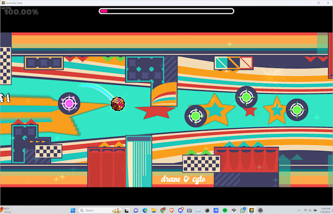 Create the best full feature geometry dash level for you by ...