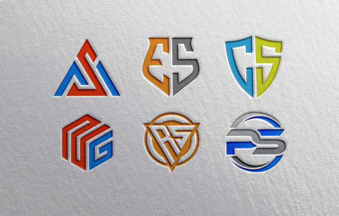 Design unique and clean initial two letter monogram logo by ...