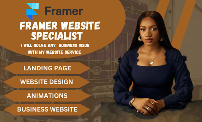 Framer website figma to framer framer landing page framer animations by Mercy_tech123 | Fiverr