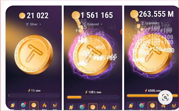 Create a clone of the notcoin, tapswap in telegram mini app, telegram maker bot by Trangotech2 ...