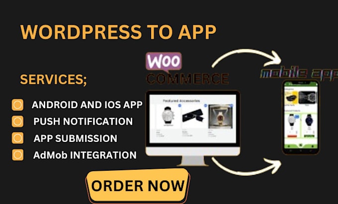 Convert wordpress website to app by Fash_webapp | Fiverr