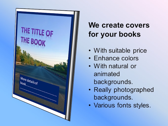 Make a beautiful cover page for your book by Sufyan_ahmad777 | Fiverr