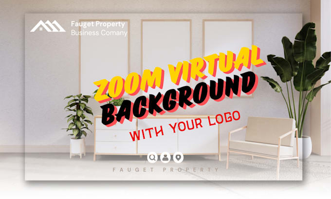 Create a branded zoom virtual background with your logo by Musafroz ...