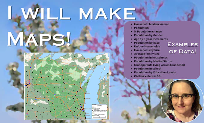 Make custom service area maps by H_lane | Fiverr