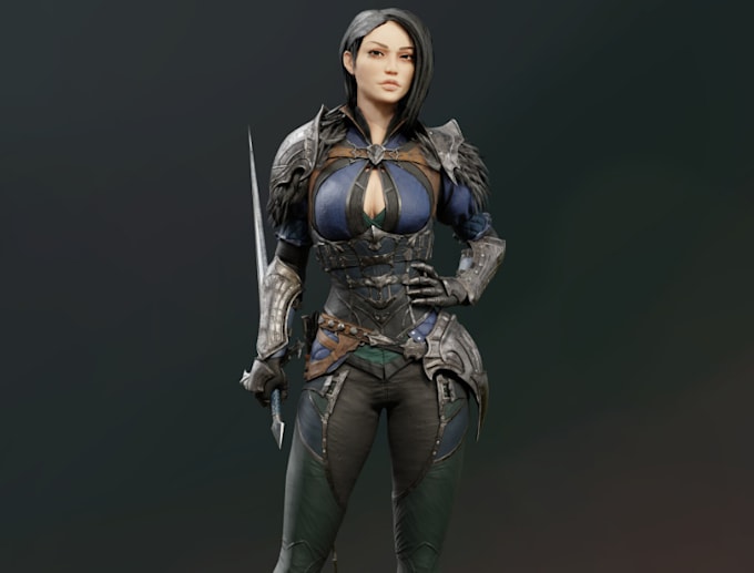 Generalist 3d game character, ue4,5, asset, texture realistic model, nsfw avatar by Boluwatih ...