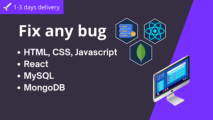 Fix bugs in your web application by Chuliann | Fiverr