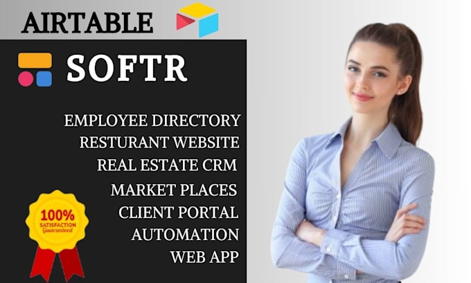 Airtable database, softr custom portal, crm smartsuite,real estate portal by Jane_digita01 | Fiverr