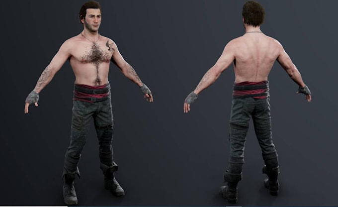 3dcharacter model for game,ik fk rig,unity game, realistic ue5,4,fix nsfw art by Alexzex | Fiverr