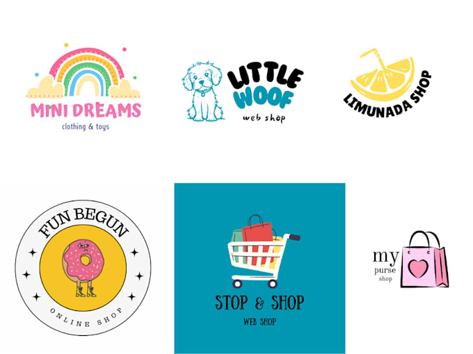 Make a cute logo and provide you with the catchy name for shopify store ...