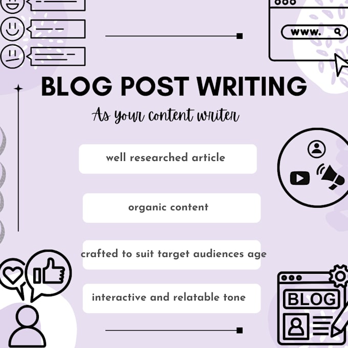 Do blog post writing by Abihamalick | Fiverr