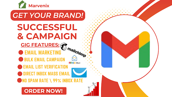 Send successfully bulk email blast cold email outreach, email campaign ...