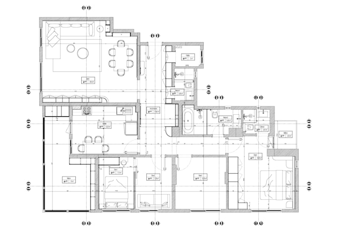 Create 2d drawings for architectural and interior projects by Alperkrs ...