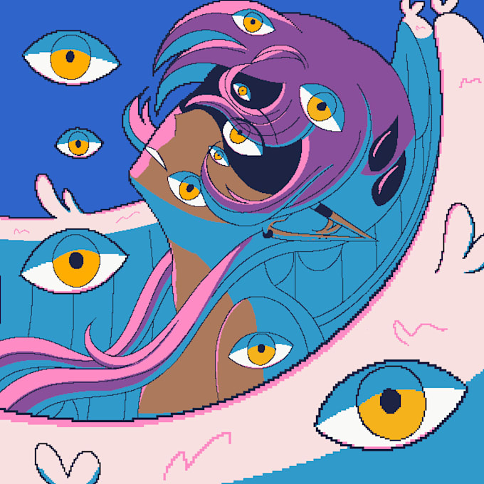 Draw your character in my pixel style by Me_imnot | Fiverr