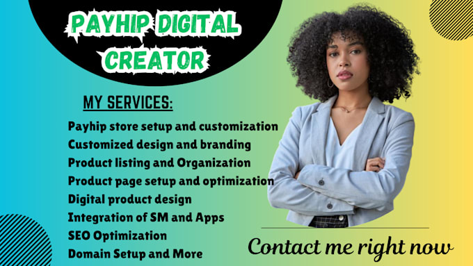 Create and design payhip ecommerce store payhip digital products payhip estore by Austen_mia ...