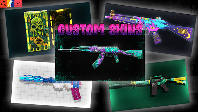 Make custom csgo, rust and valorant skins by Zettafx | Fiverr