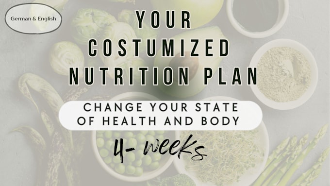 Create a personalized nutrition plan for you by Denisecreation | Fiverr