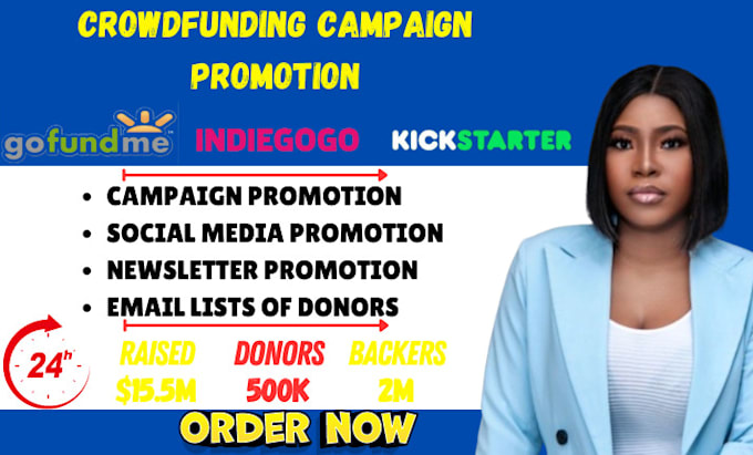 Rank, promote kickstarter, gofundme, indiegogo fundraising crowdfunding ...