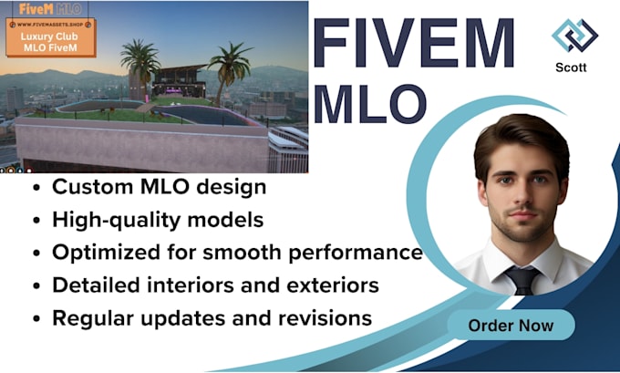 Design a custom mlo ymap and fivem mlo for your fivem server