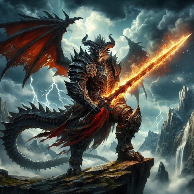 Draw dnd character art and dnd character art by Ukheosh30 | Fiverr