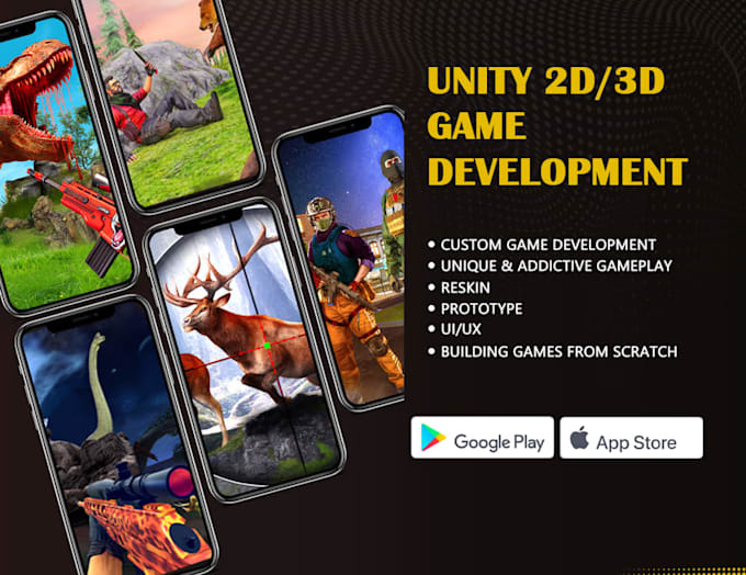 Develop 2d or 3d mobile game development in unity for android or ios ...