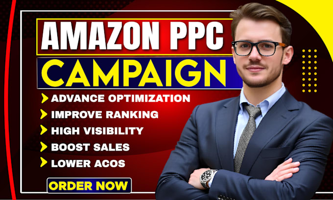 Optimize amazon ppc campaigns, amazon ppc ads by Alizain29 | Fiverr