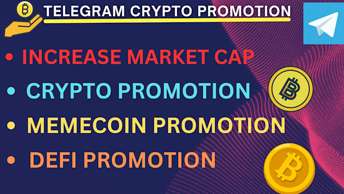 Promote your new token launch, crypto, gaming, presale, telegram ...