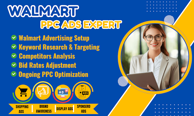 Be your walmart expert, ppc ads, wfs, create listings, virtual ...