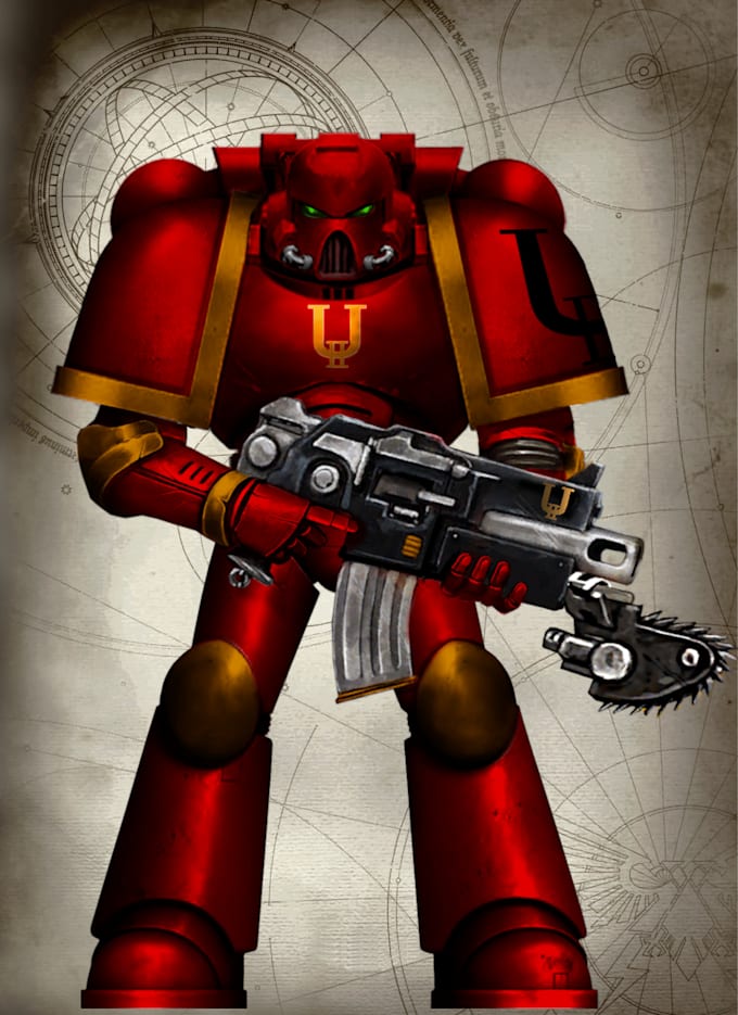 Design your custom 40k space marine chapter by Mercenarybrush | Fiverr
