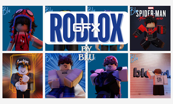 Turn your roblox avatar into a stunning gfx image by Blufoxx_ | Fiverr