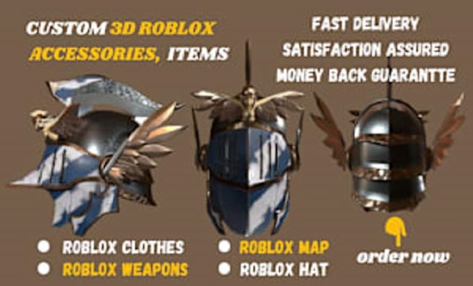 Design roblox 3d models roblox map ugc roblox accessories game icon ...