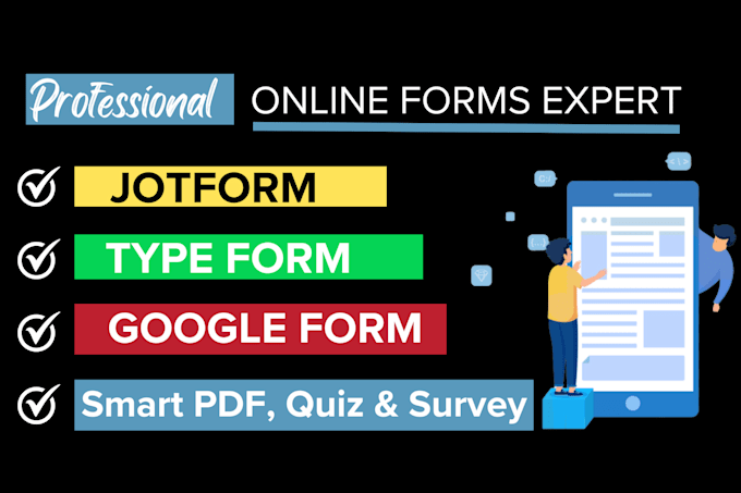 Create jotform, typeform, survey, assessments, quiz, google forms ...