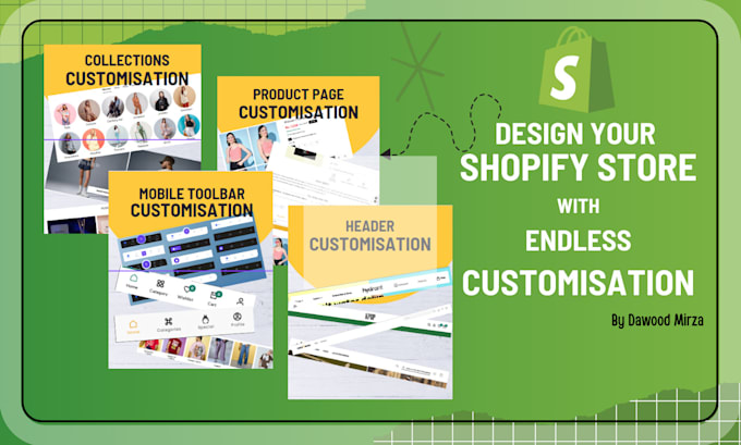 Design, redesign shopify store, shopify dropshipping store, shopify ...