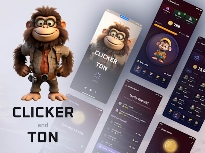 Do a developing a modern and engaging clicker and ton game by Jaydipsc ...