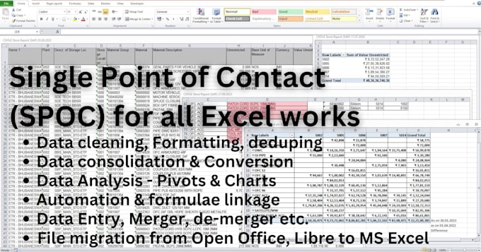 Data cleaning, formatting in excel by Danish_spoc | Fiverr