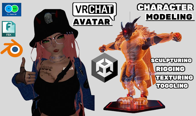 Create a unique vrchat avatar furry avatar nsfw for vrc by Davidmakoj ...