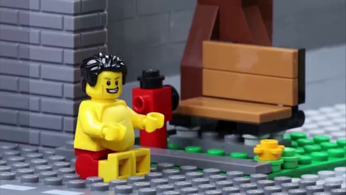 3d lego animation stop motion 3d lego design character design pixar ...