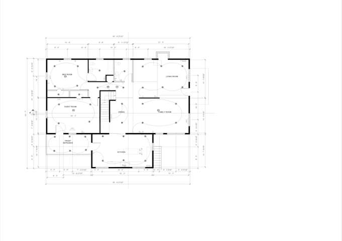 Design house plan, floor plan, mep plans