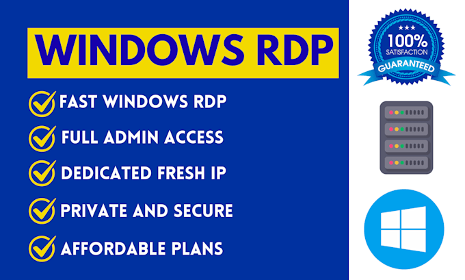Provide high speed and secure windows rdp by M_bilal_nazeer | Fiverr