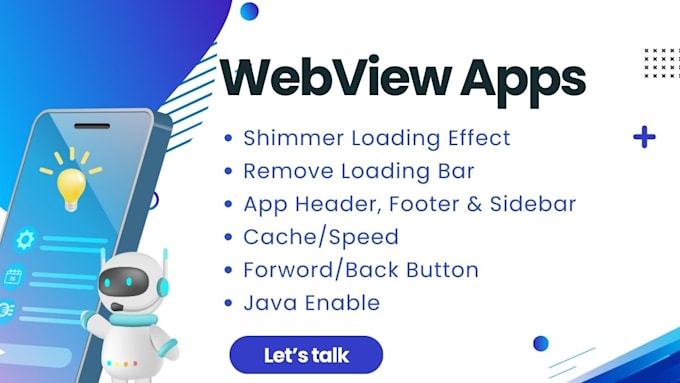 Convert your website into app using hybrid webview for android and ios app by Abraham_designs ...