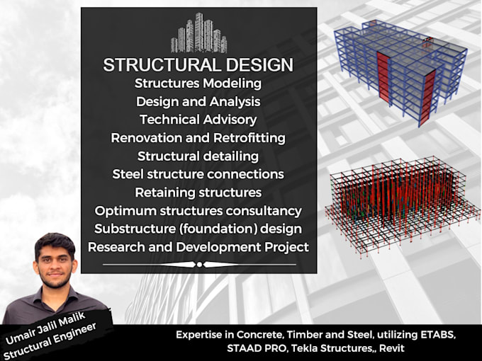 Be your professional structural engineer for concrete, steel, and timber by Umair1013 | Fiverr