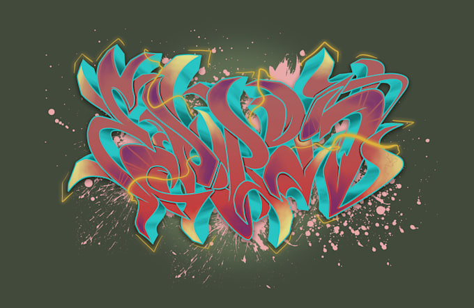 Make professional custom graffiti art services by Maisan08 | Fiverr