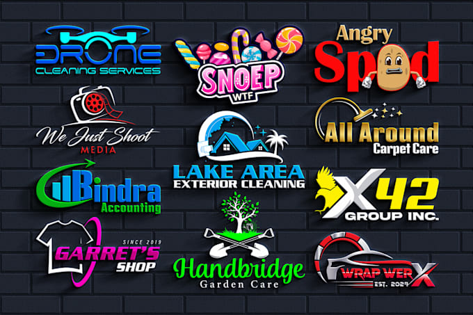 Create outstanding modern 3d minimalist business logo design by Zimal ...