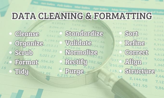 Professional excel data cleaning and formatting by Yogaika | Fiverr