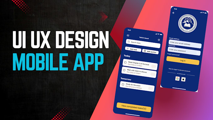 Do mobile app ui, ui ux design, wireframe ux design by Abdurrahmans451 | Fiverr