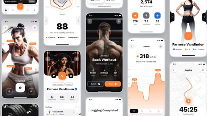 Create modern mobile app ui ux designs in figma by Karim_boulahia | Fiverr