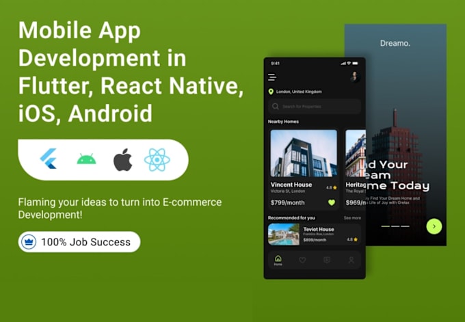 Develop Mobile App Mobile App Development Ios Development Flutter Fluterr App By Flash Coleman01