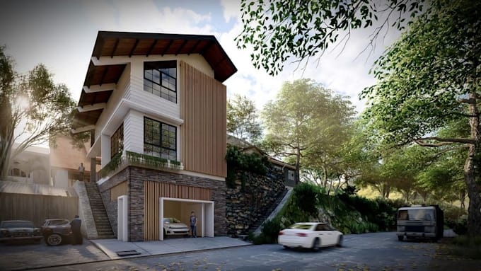 Do architectural render walkthrough virtual tour video by Shahan_ali95 ...