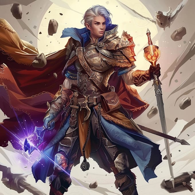 Create a character art custom dnd character design by Aversemelei | Fiverr